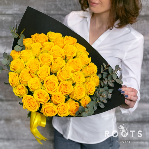 Купить монобукет с доставкой в Москве | Заказать монобукет от ROOTS FLOWERS